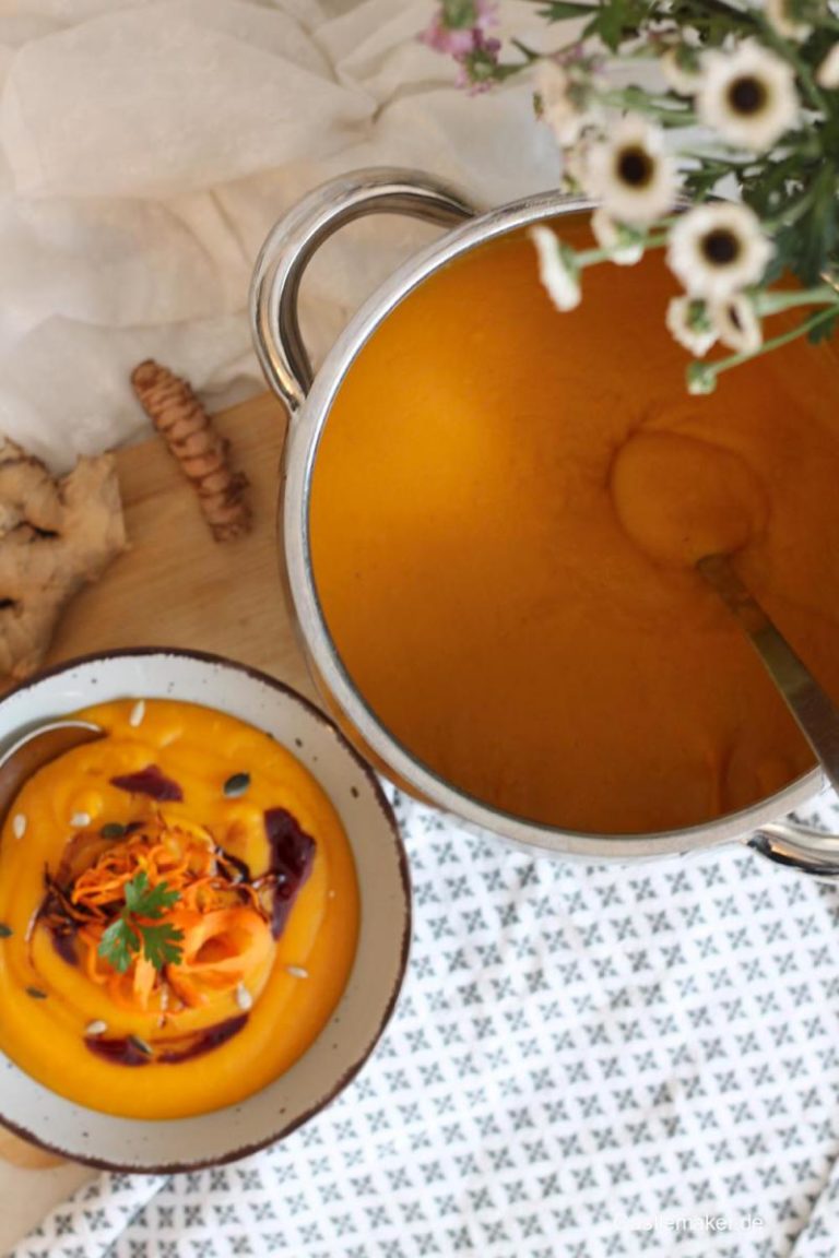 Kurbis Karotte Ingwer Suppe